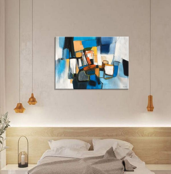 Original Abstract Painting, Wall Hanging, Oil On Canvas Painting, Abst ...